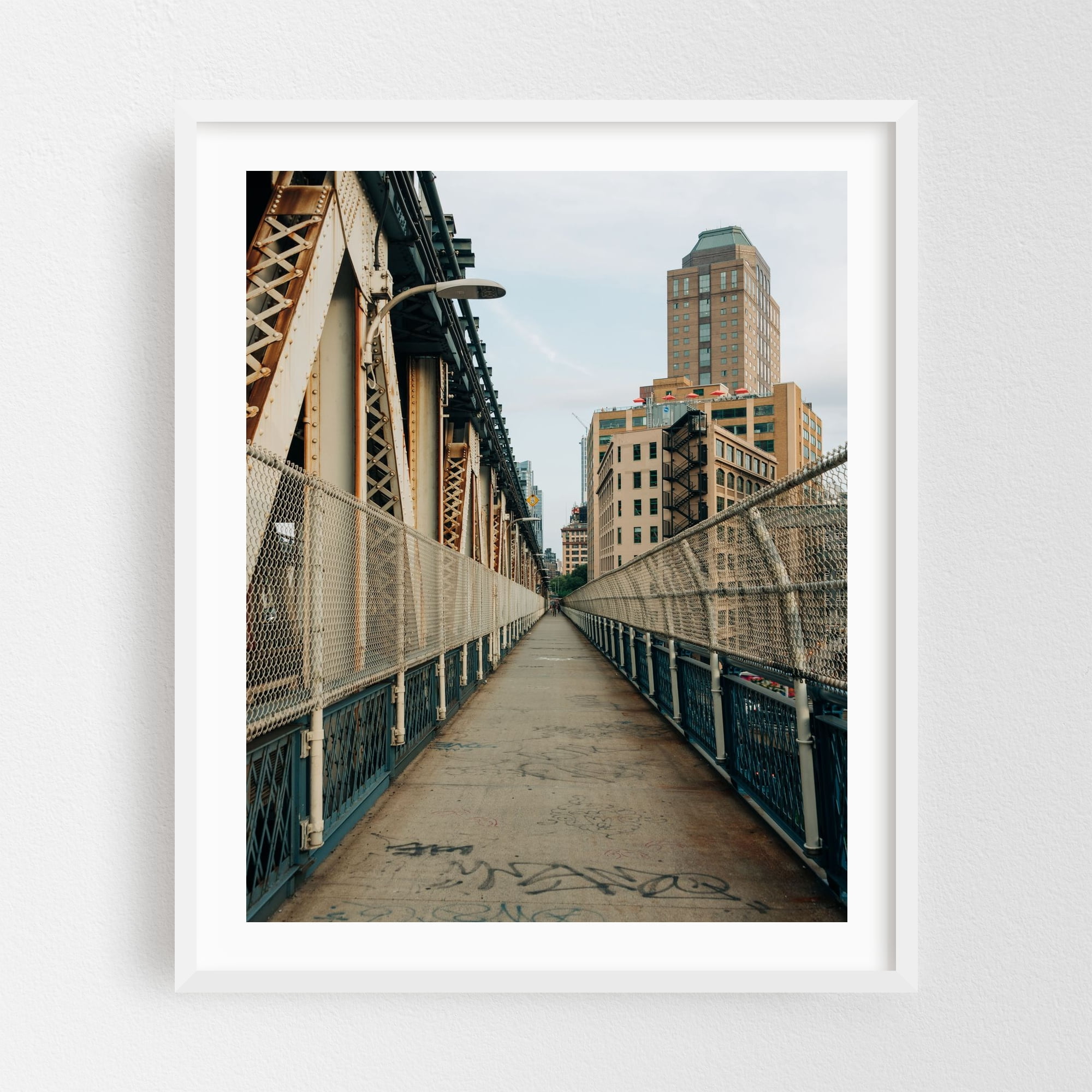 Pedestrian Walkway, Manhattan Bridge - Manhattan New York Photography ...