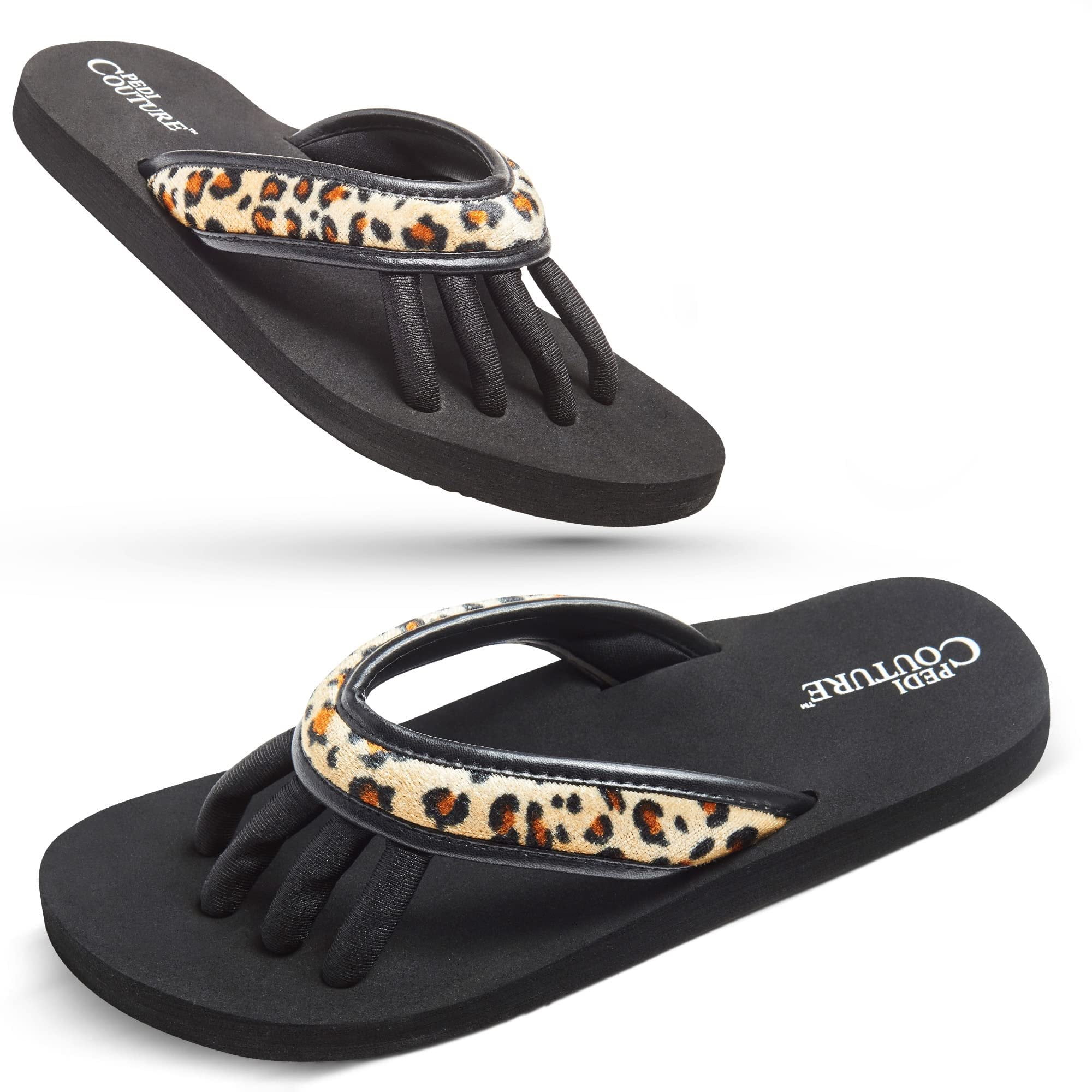 Pedi Couture Pedicure Sandals for Women - Toe Separator Slippers ...