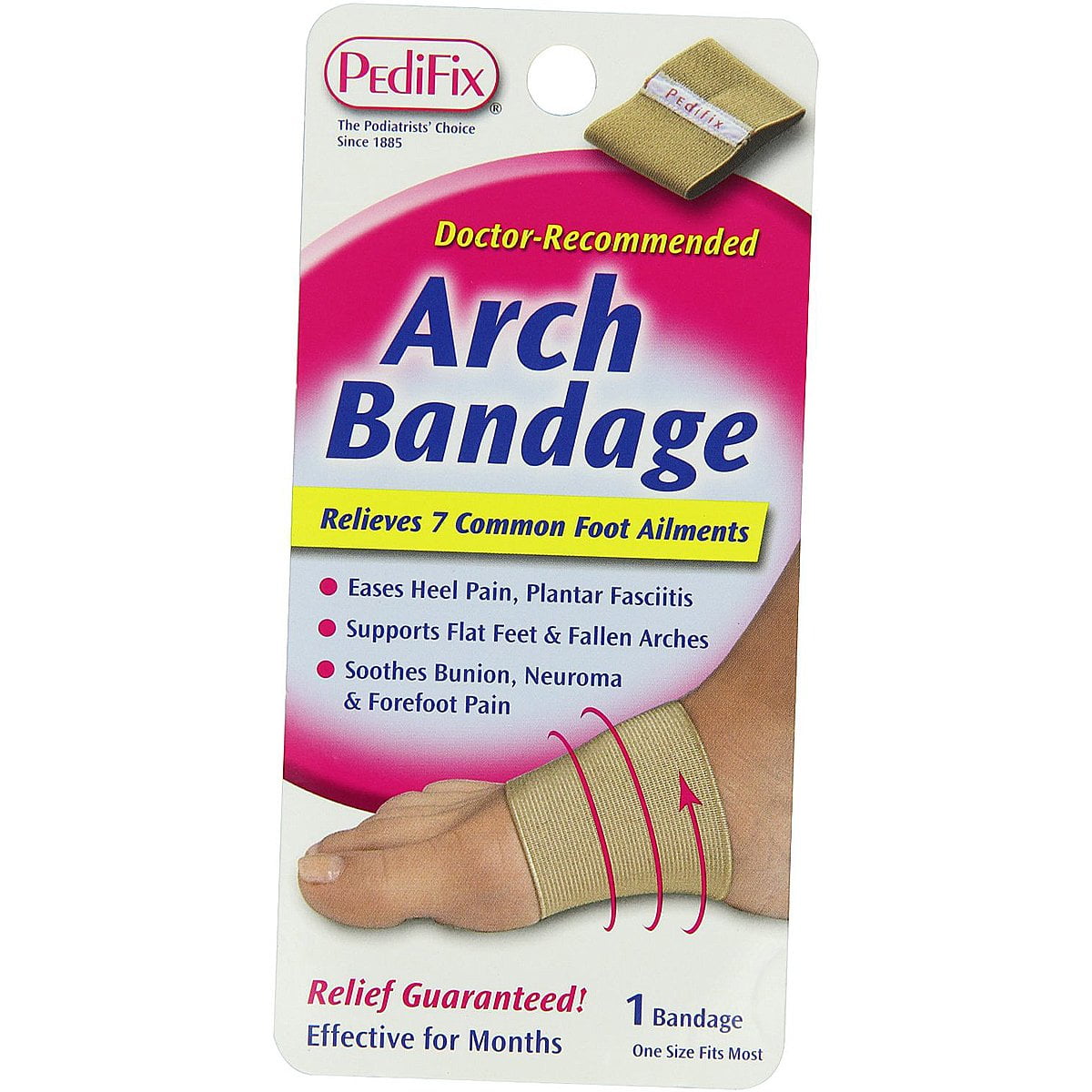 PediFix Arch Bandage, Small - Walmart.com