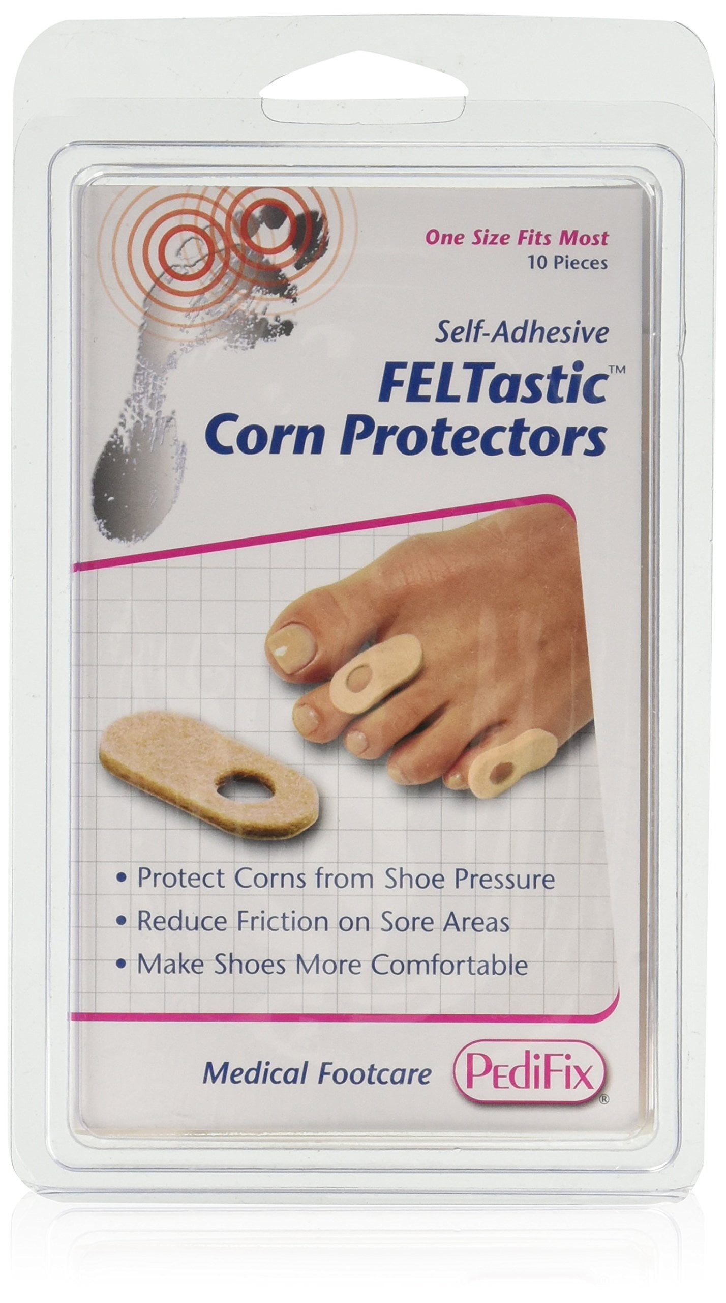 PediFix Felt Corn Protectors [#P15] 10 Each HSA/FSA Eligible - Walmart.com