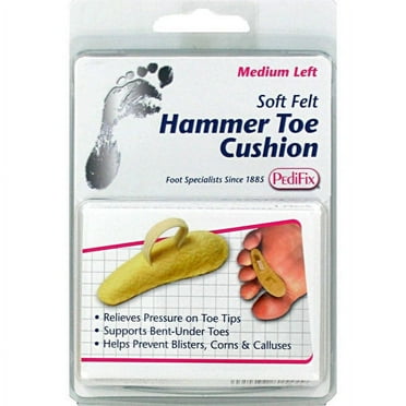 PediFix Felt Hammer Toe Crest Cushion, Medium 8+, Right 1 Each ...