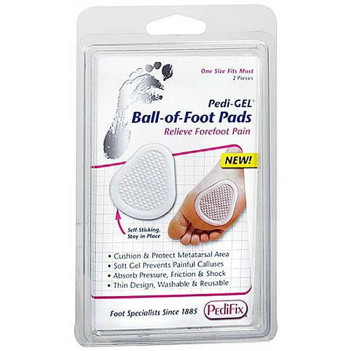 PediFix Pedi-gel Ball-of-foot Pad, 2-Count, OSFM HSA/FSA Eligible ...