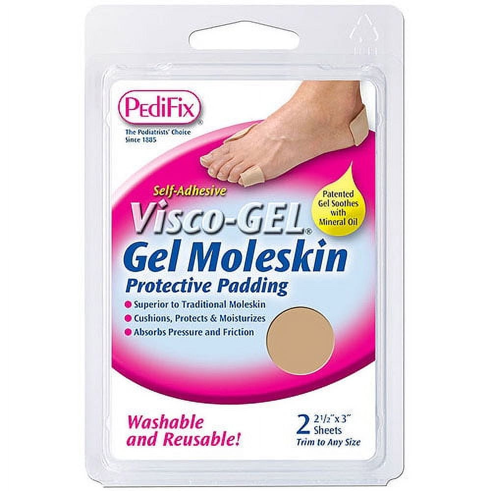 PediFix Visco-GEL Gel Moleskin Protective Padding, 2 count - Walmart.com