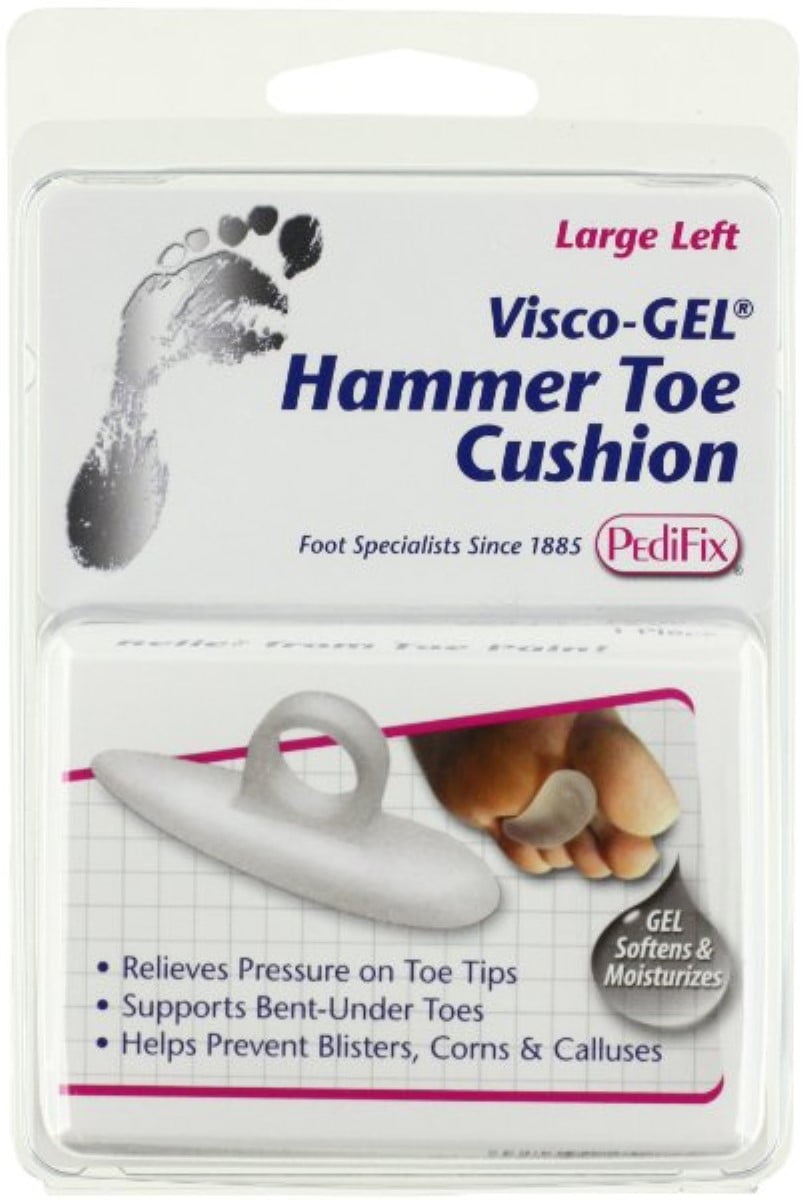 PediFix Visco-GEL Hammer Toe Cushion, Large Left 1 Each HSA/FSA ...
