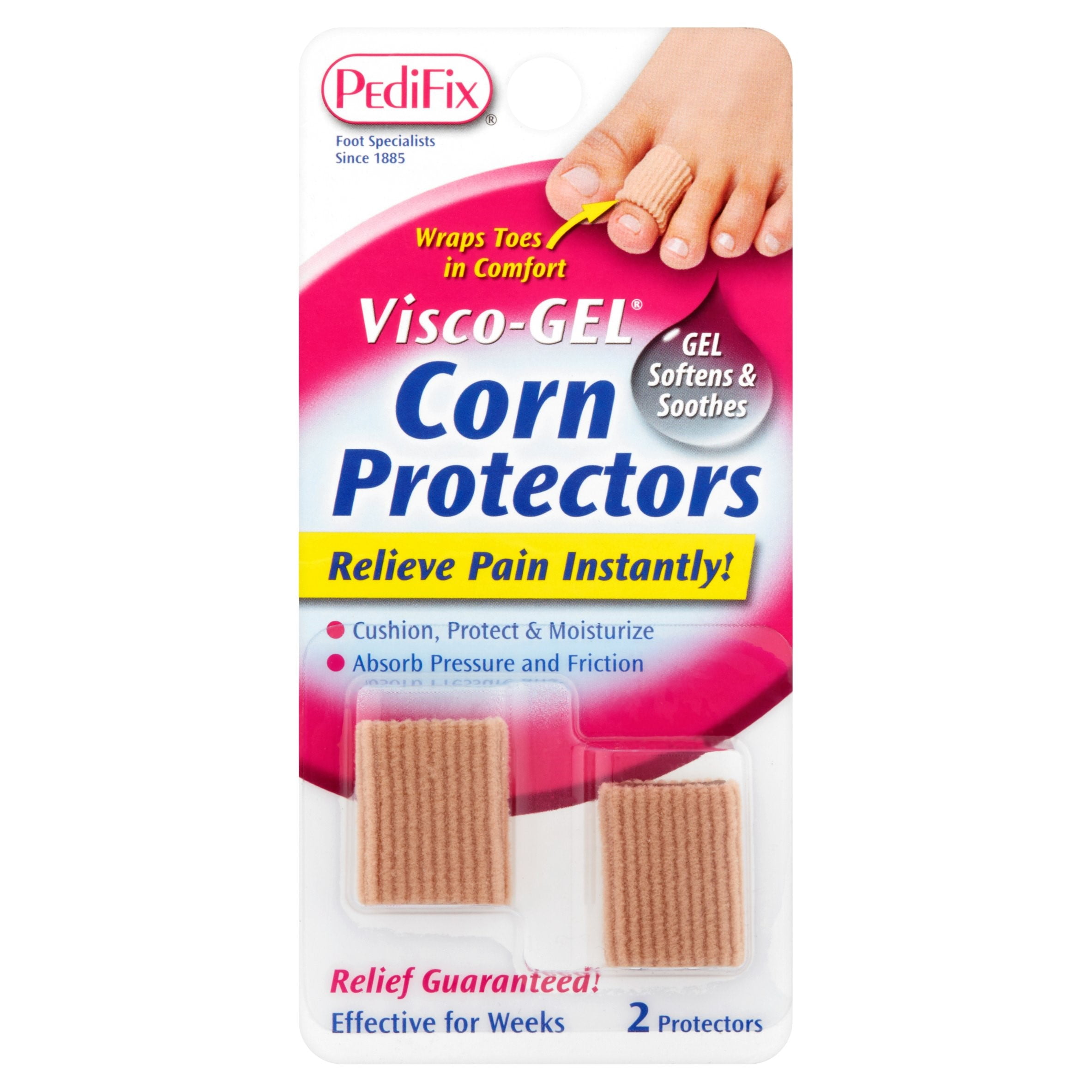 PediFix Visco-Gel Corn Gel Pad Protectors HSA/FSA Eligible - Walmart.com