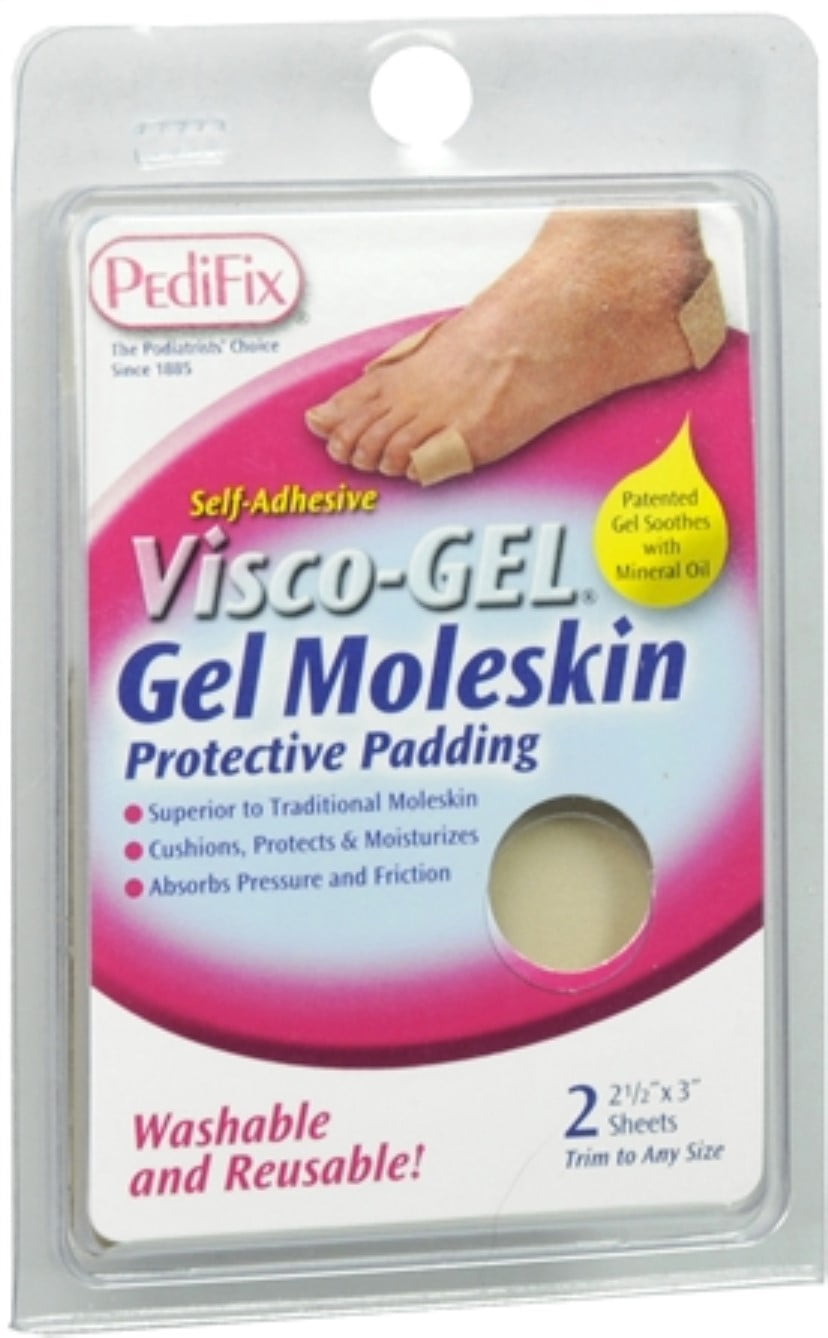 PediFix Visco-Gel Moleskin Padding 2 Each HSA/FSA Eligible - Walmart.com