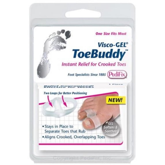 PediFix Visco-Gel Soft Toe Buddy 1 Each HSA/FSA Eligible - Walmart.com