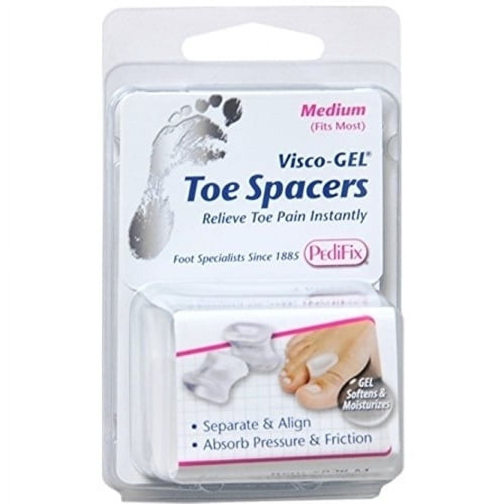 PediFix Visco-Gel Toe Spacers, Small 2 ea HSA/FSA Eligible - Walmart.com