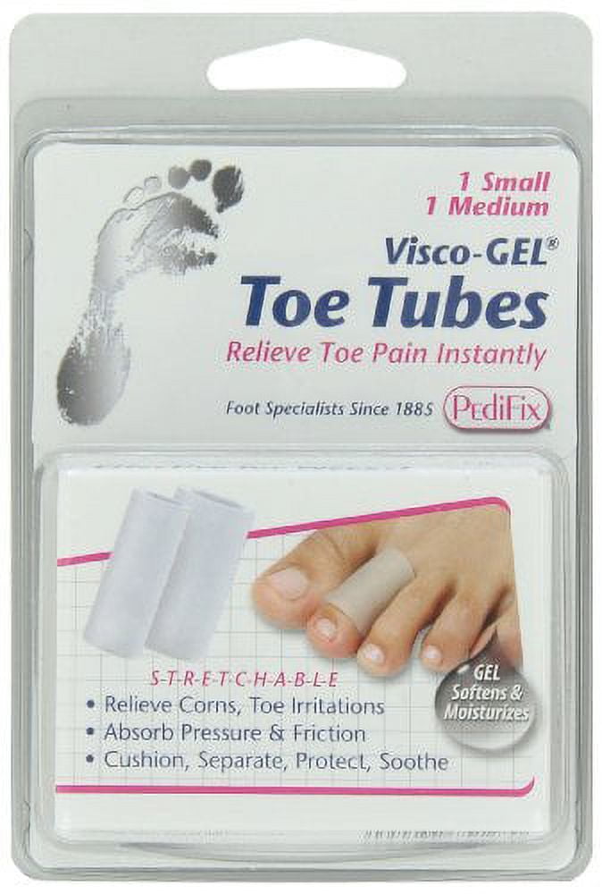 PediFix Visco-gel All-gel Toe/finger Tube - Mixed, 2-Count - Walmart.com