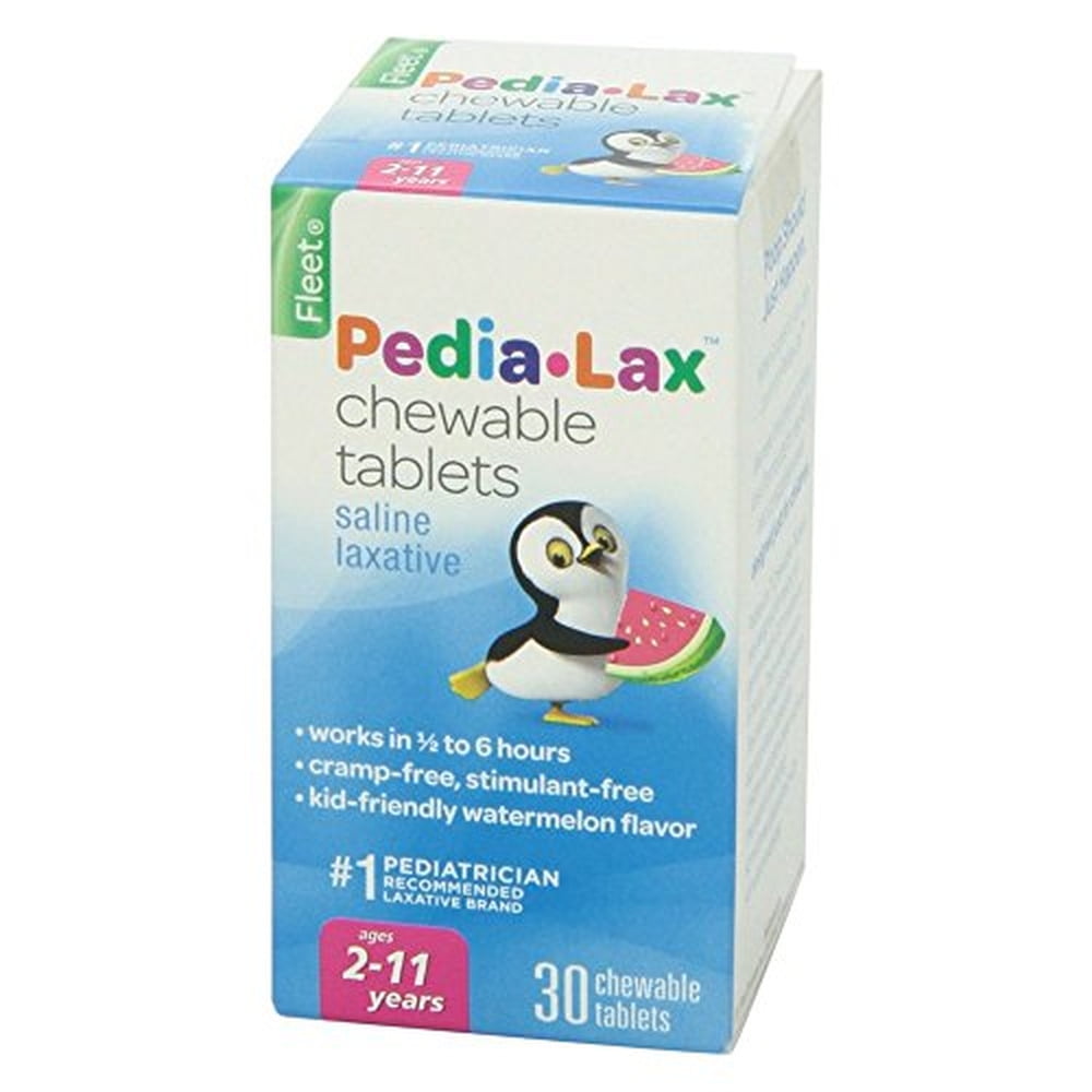 Pedia-Lax Chewable Tablets (Pack of 4) - Walmart.com
