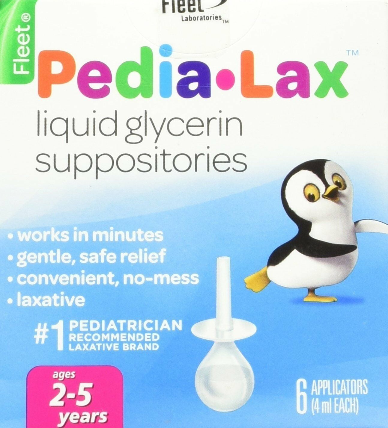 Pedia-Lax Fleet Liquid Glycerin Suppositories - Walmart Business Supplies