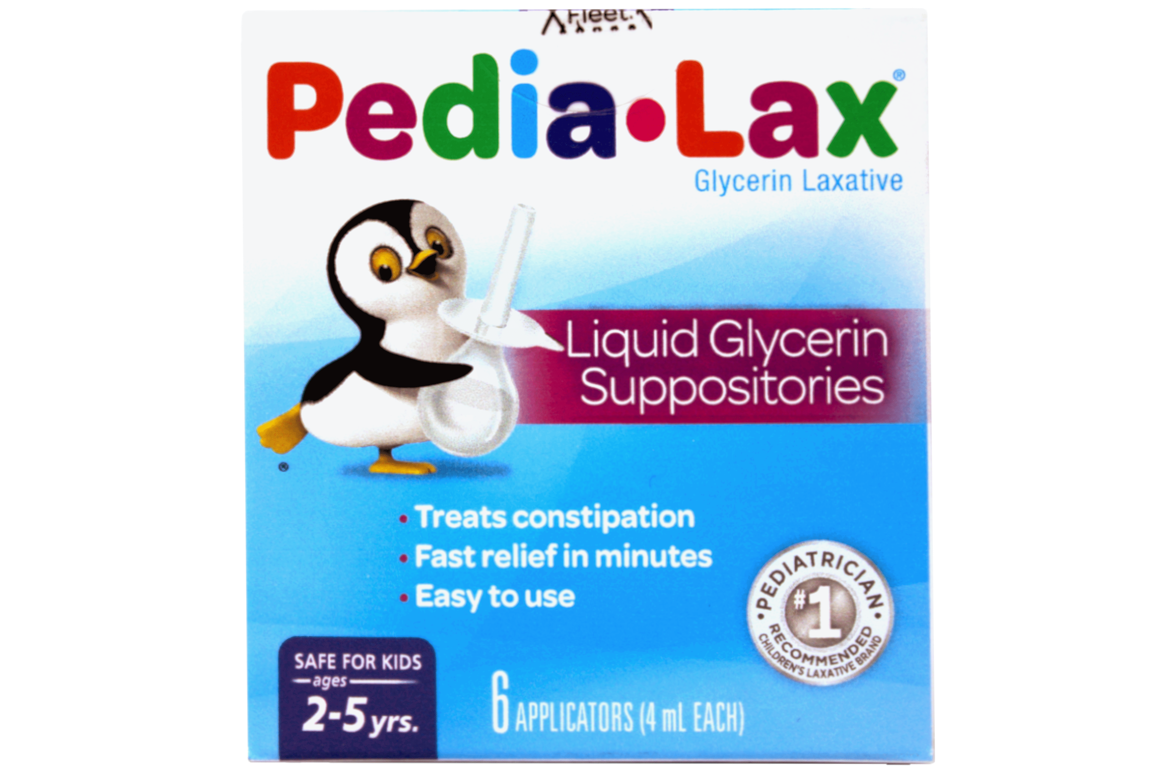 Pedia-Lax Liquid Glycerin Suppositories, Constipation Relief for ...