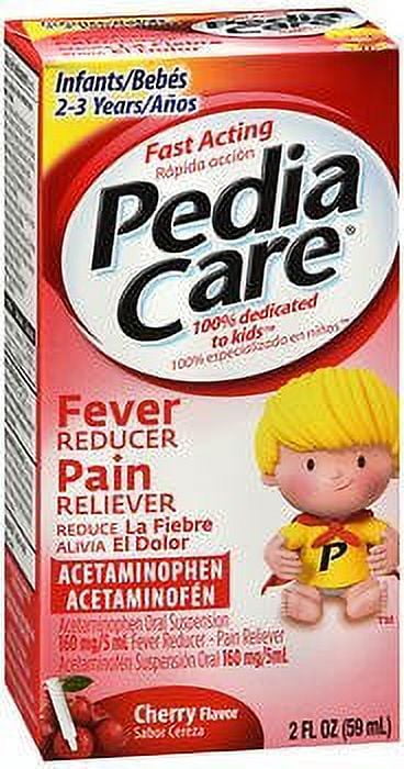 PediaCare Fever Reducer/Pain Reliever Drops Cherry - 2 oz HSA/FSA ...