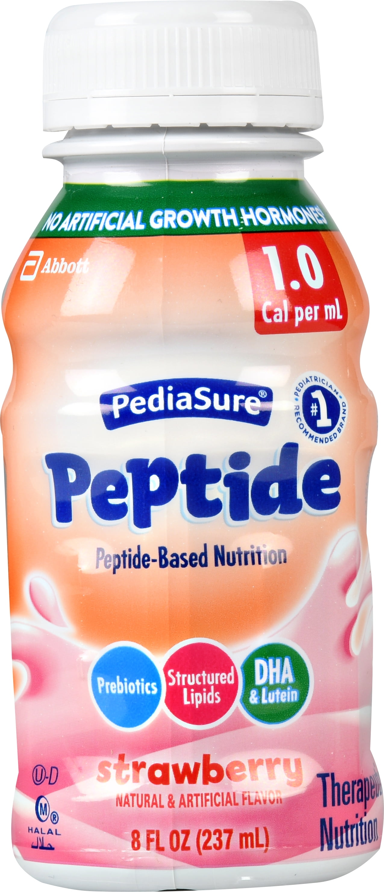 PediaSure® Peptide 1.0 Cal Strawberry Pediatric Oral Supplement, 8 oz ...