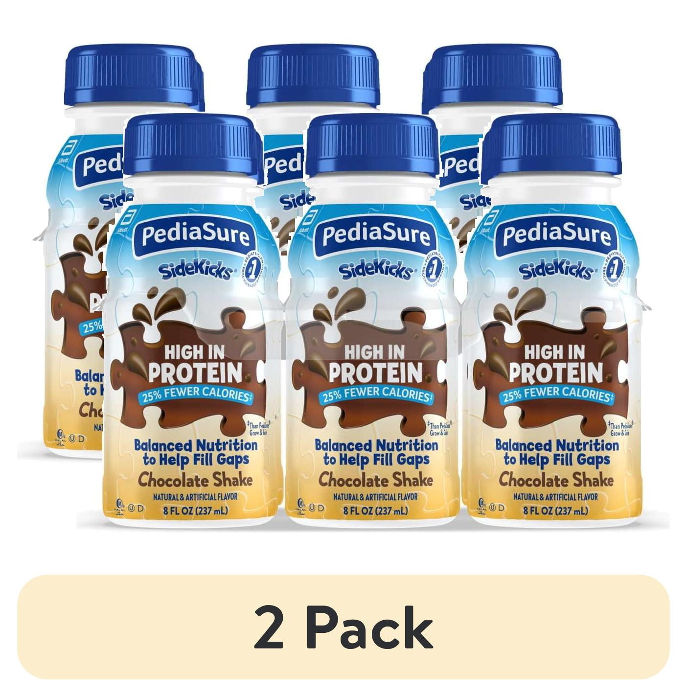 (2 pack) PediaSure SideKicks, Kids Protein Shake, Chocolate, 8 fl oz ...