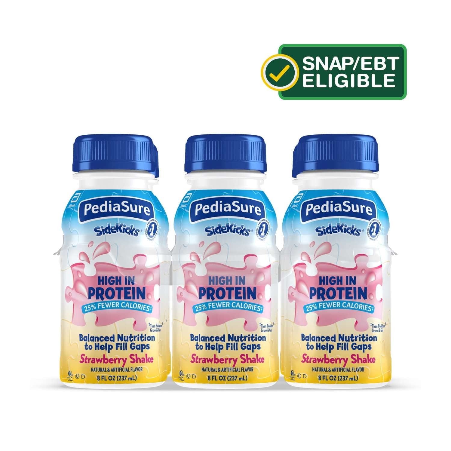 PediaSure SideKicks, 6 Shakes, Kids Protein Shake, With Key Nutrients ...