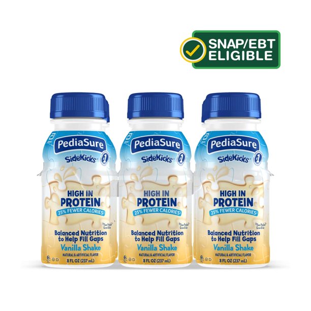 PediaSure SideKicks, 6 Shakes, Kids Protein Shake, With Key Nutrients ...