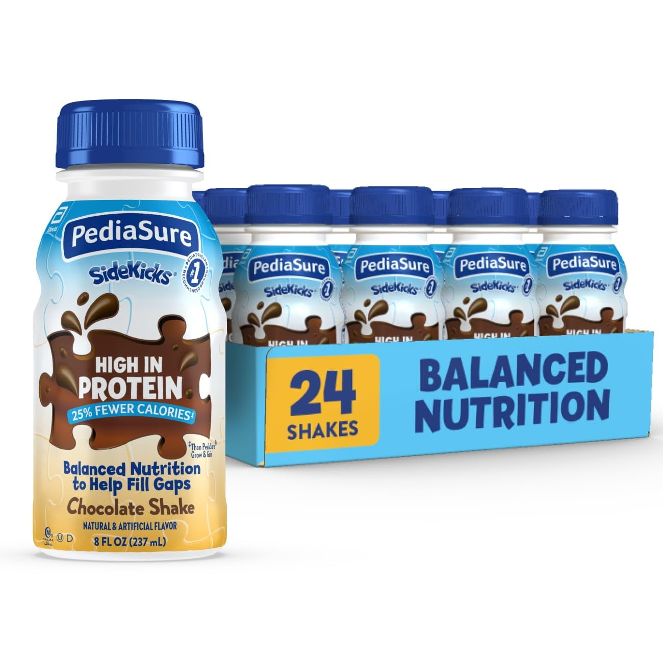 PediaSure SideKicks, Kids Protein KEF16 Shake, With Key Nutrients and ...