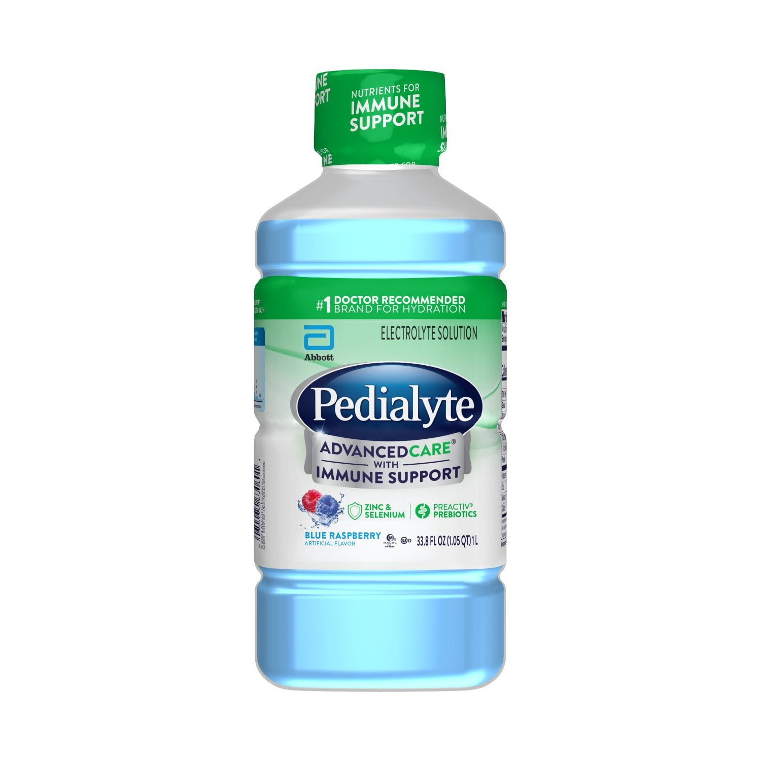 Pedialyte AdvancedCare Electrolyte Drink, Blue Raspberry, 1 Liter HSA ...
