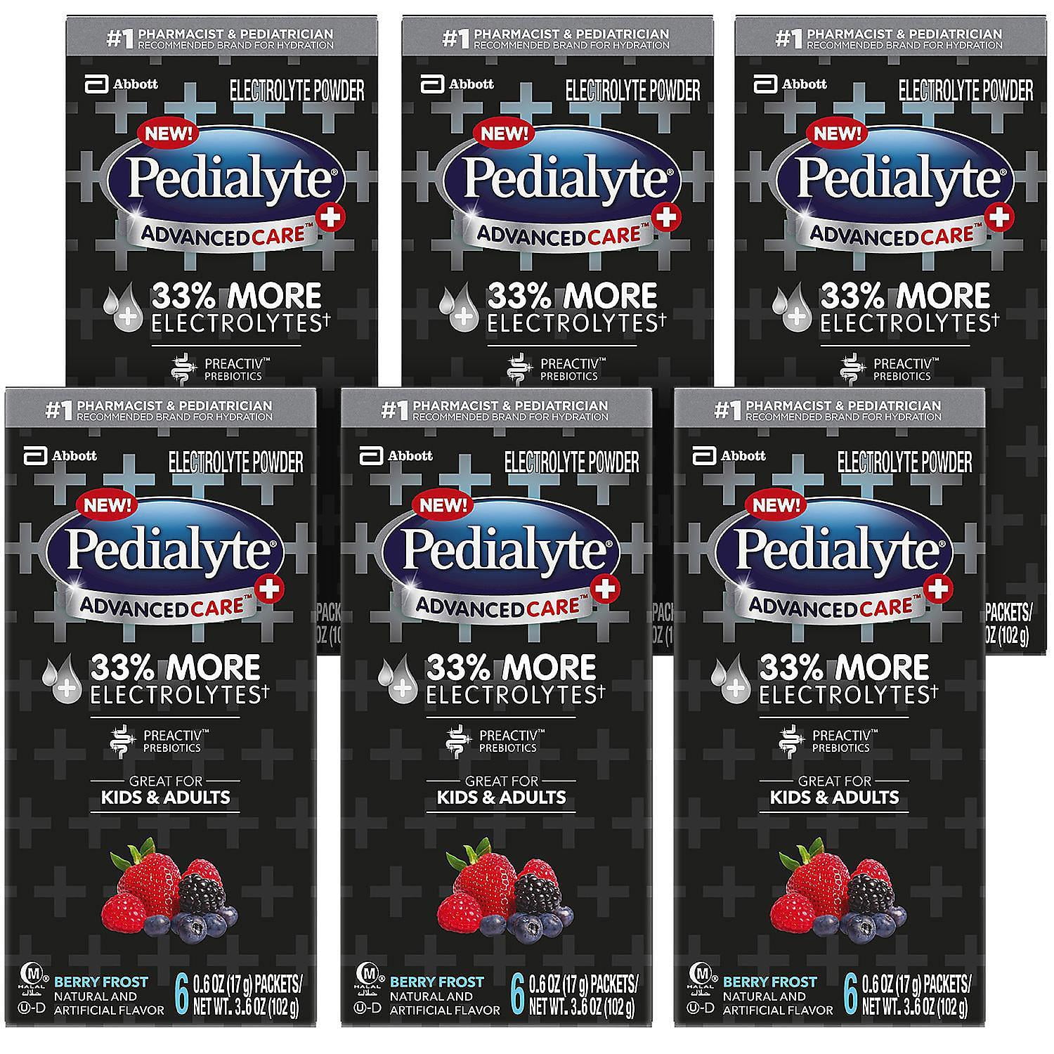 Pedialyte AdvancedCare Plus Electrolyte Powder Packets, 36 ct ...