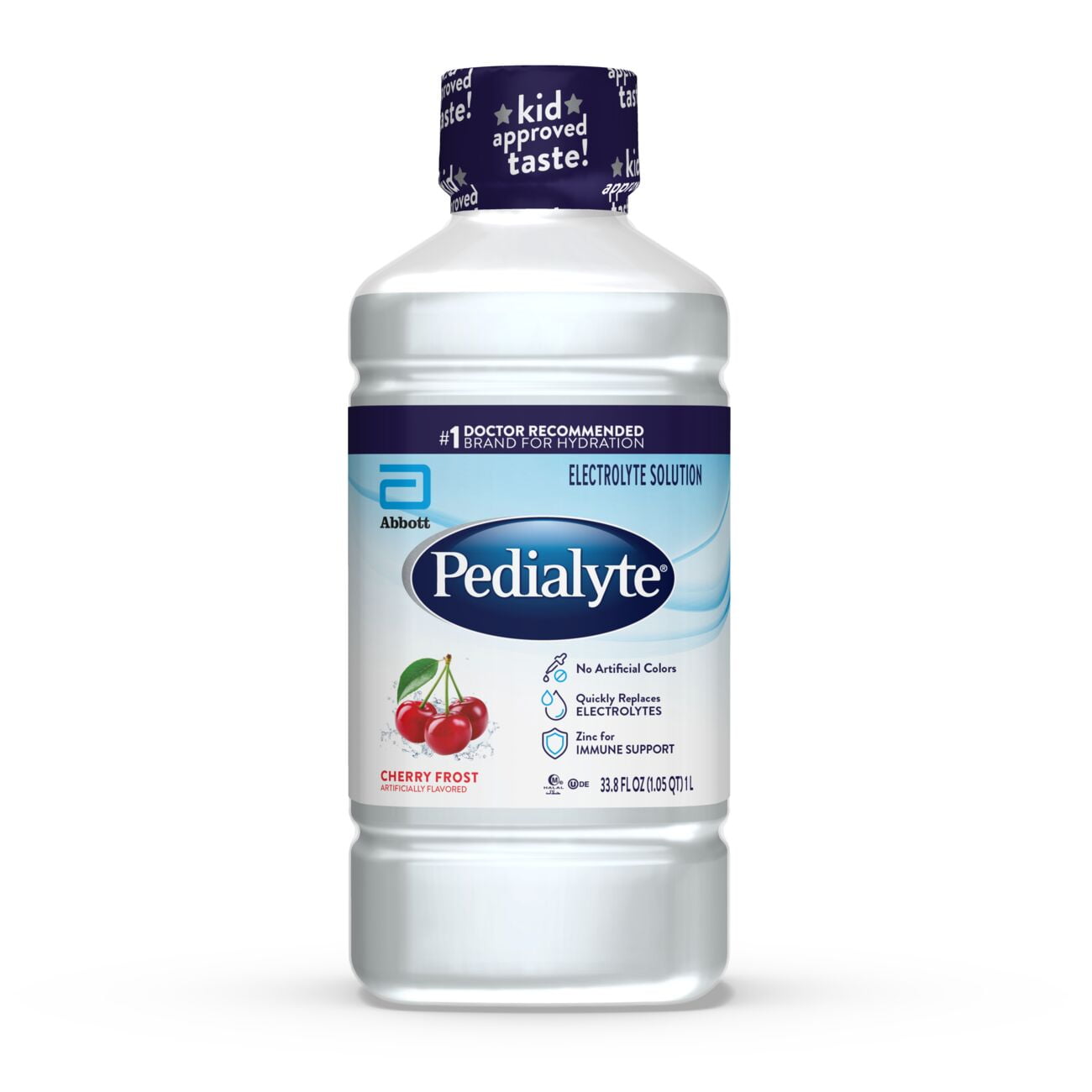 Pedialyte Electrolyte Drink, Cherry Frost, Dye Free, 1 Liter - Walmart.com