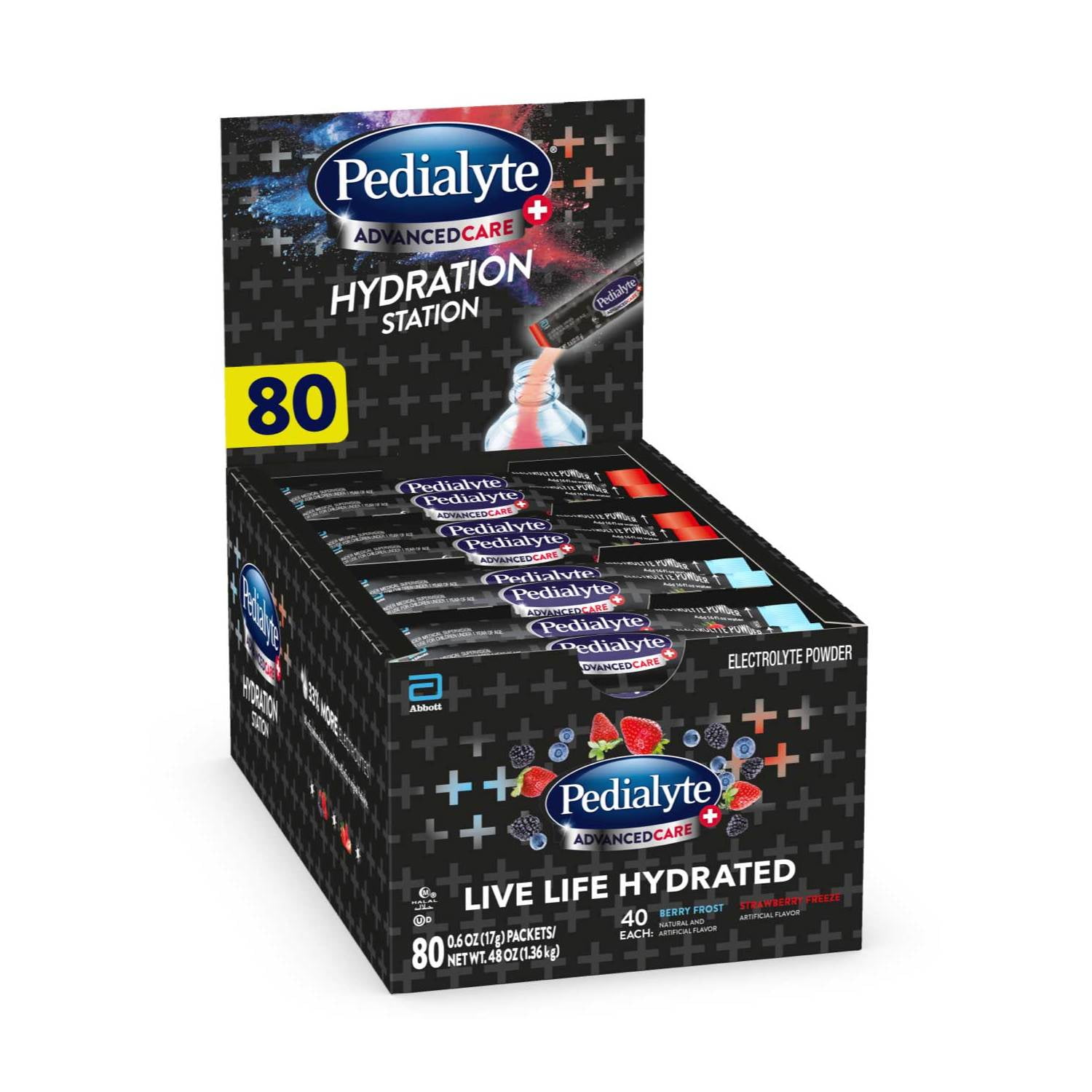 Pedialyte AdvancedCare Plus Electrolyte Powder, Hydration Station ...