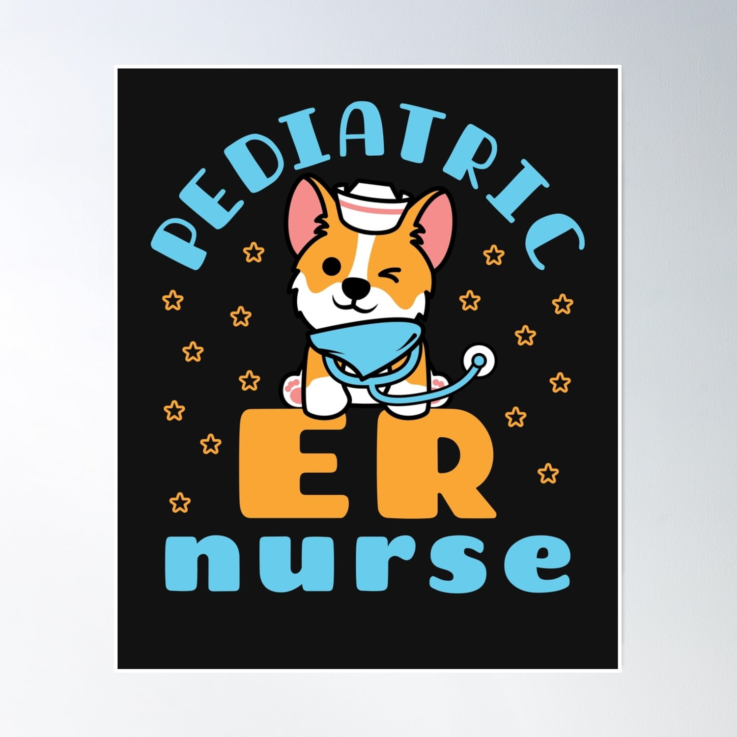 Pediatric Er Nurse Poster Wall Art, Modern Wall Decor, 16x24 UNFRAMED ...