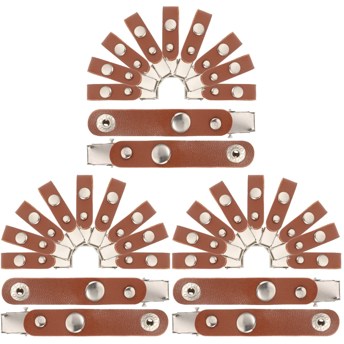 CIMAXIC Medical Personnel Light Brown Badge Buckle Name Tags with Clips ...