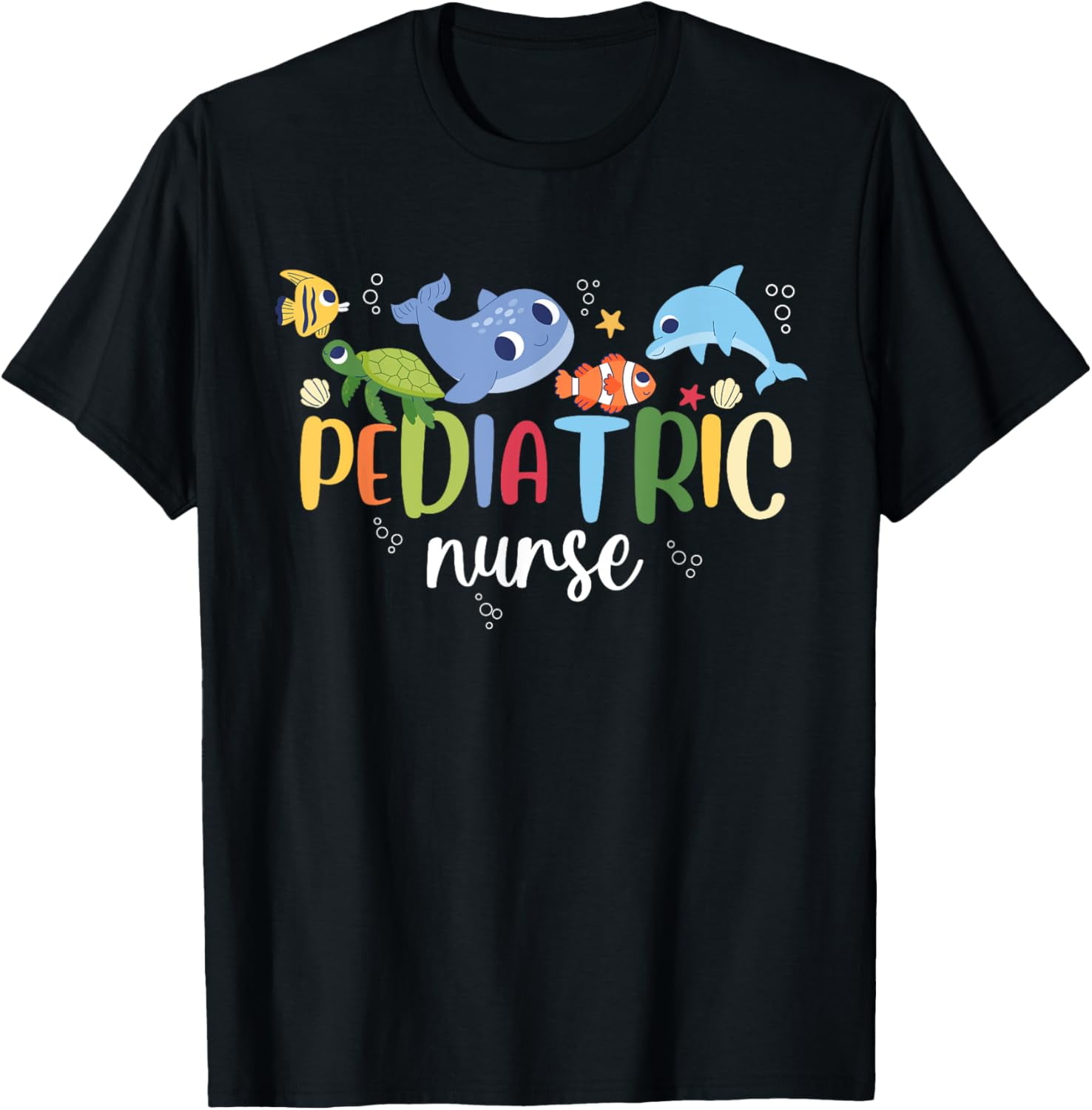 Pediatric Nurse Peds Ocean Sea Appreciation Pediatric T-Shirt - Walmart.com