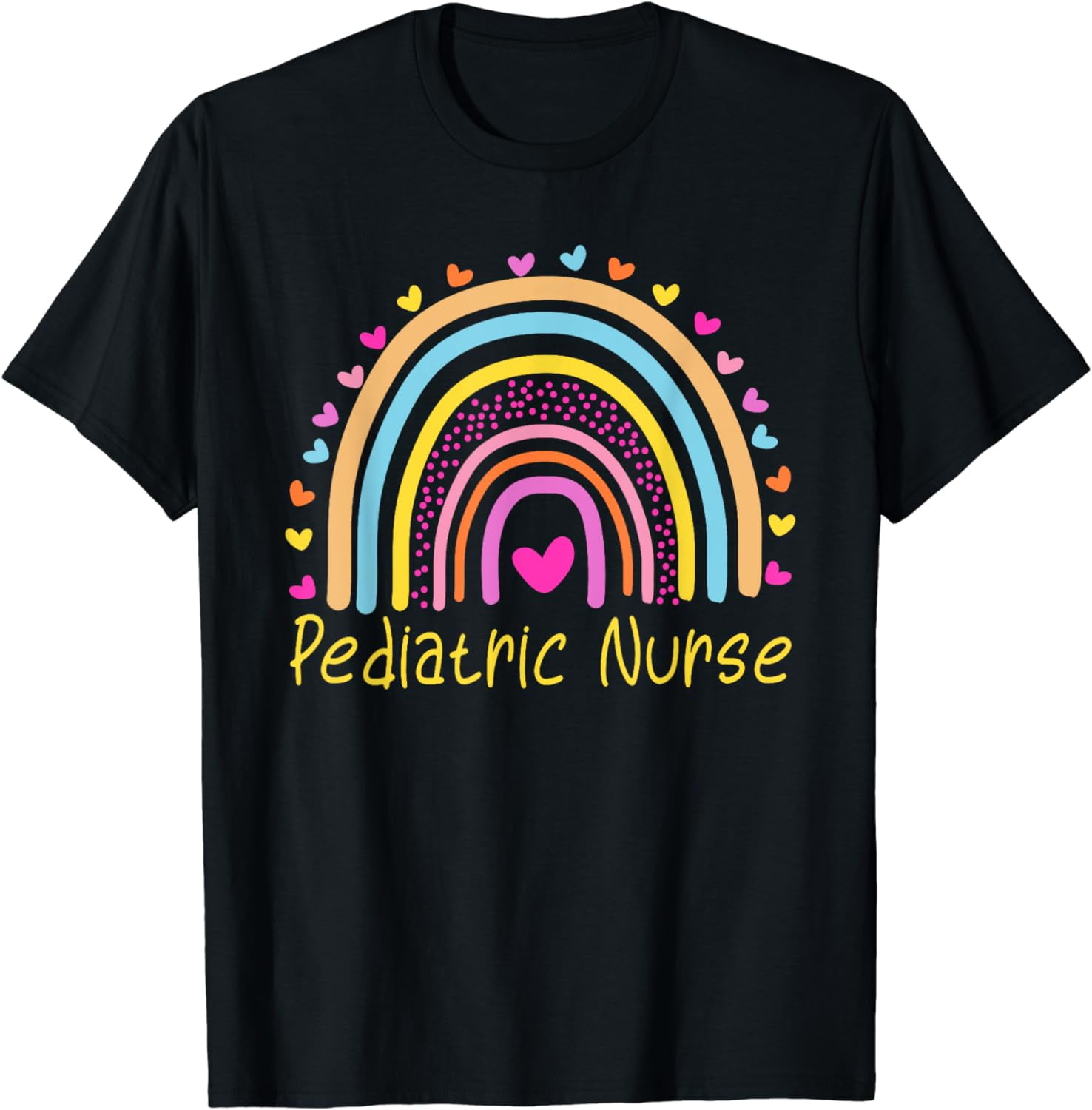Pediatric Nurse Rainbow T-Shirt - Walmart.com