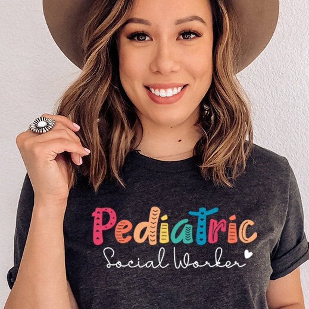 Pediatric Social Worker Shirt, School Social Worker Shirt, Social ...