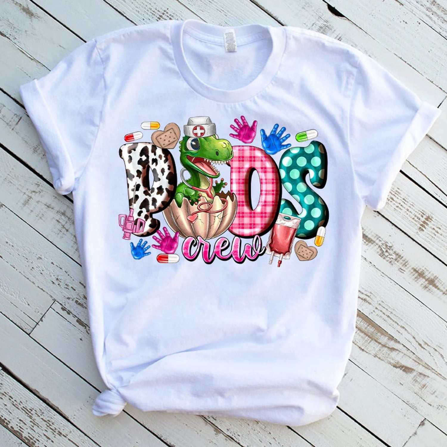 Pediatrics Dinosaurs Peds Nurse Crew Appreciation Pediatric T-S1Hirt ...