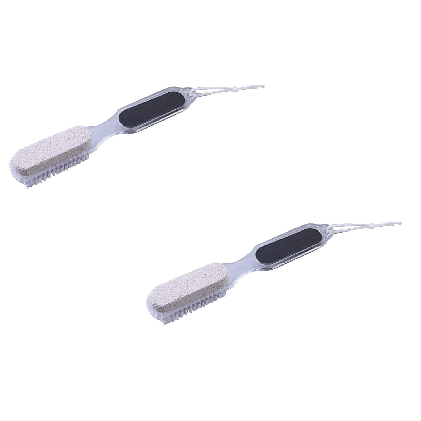 Pedicure 4 in 1 Foot Rasp File Pumice Stone Brush Scrub Skin Rough Feet ...