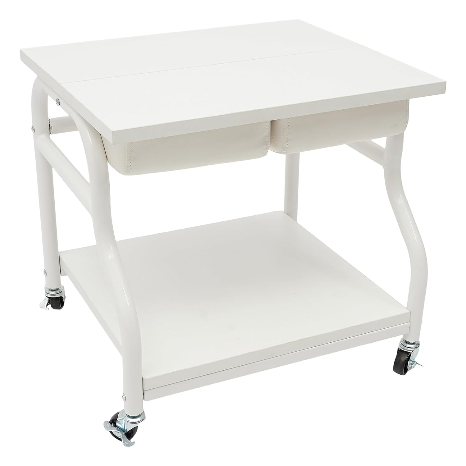 Pedicure Foot Bath Trolley Cart with Wheels, 2- Tiers Portable ...
