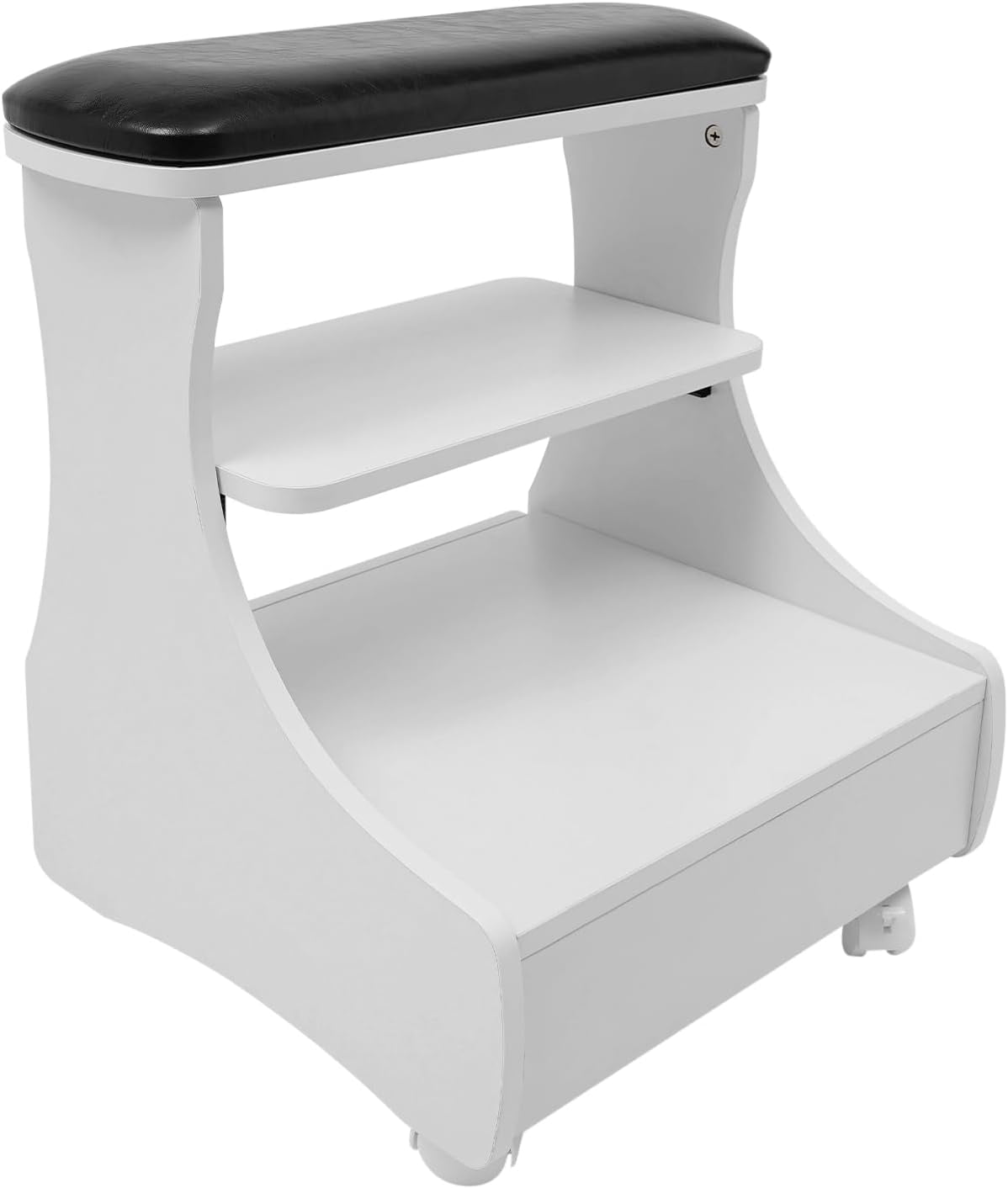 Pedicure Foot Rest Cart, Pedicure Cart with Drawer&Pull Out Shelf Salon ...