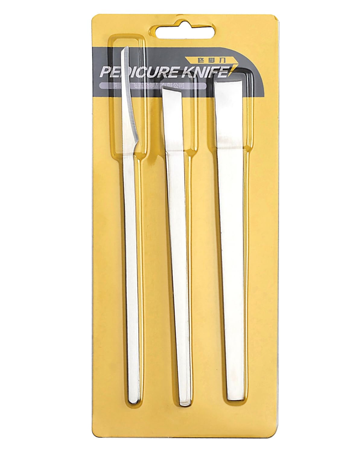 Pedicure Knife Set,Stainless Steel Ingrown Toenail Knife Tools,3pcs ...