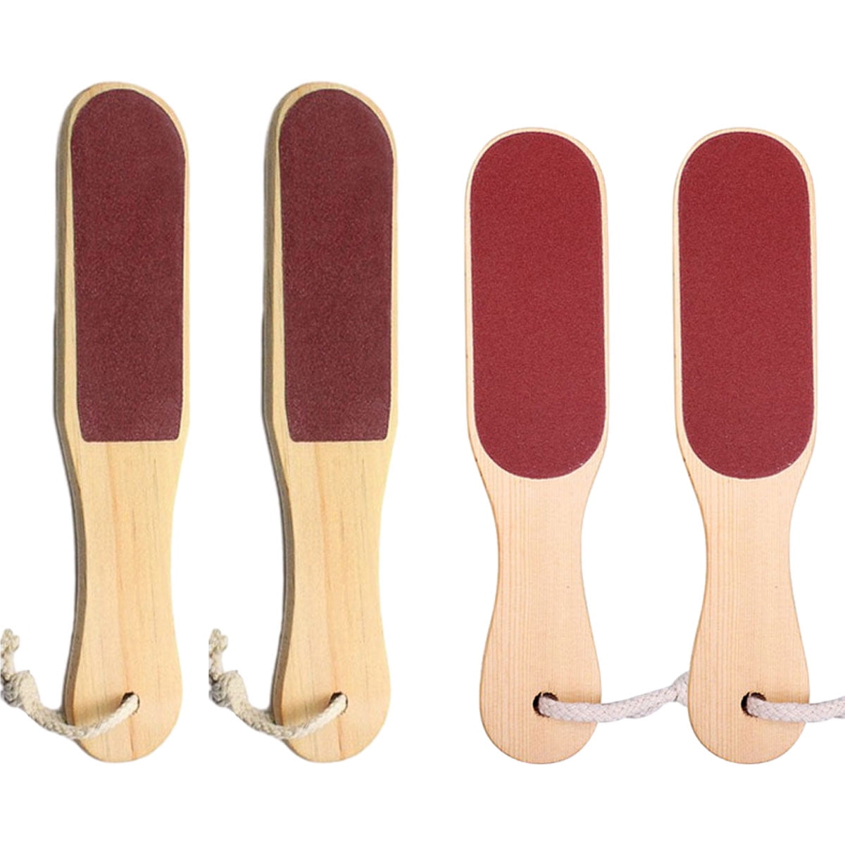 Pedicure Perfection: Wooden Foot File For Wet And Dry Use, Double Sided ...