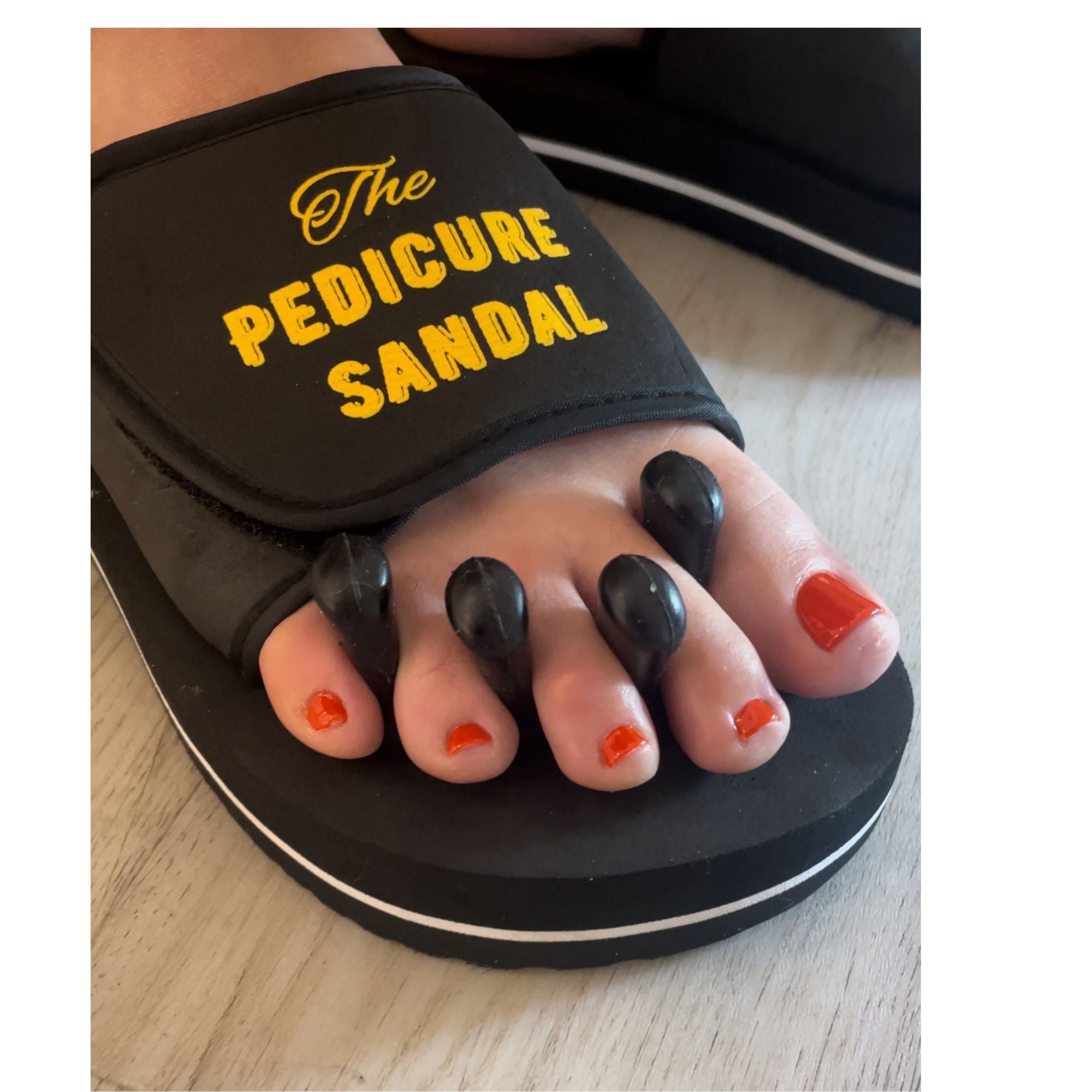 Pedicure Sandal Reusable Velcro Strap Carrying Bag EVA Gel Toe ...
