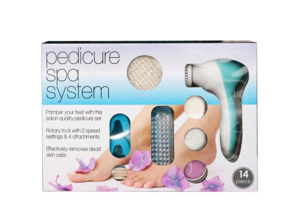 Pedicure Spa System Set with Spin Brush - Walmart.com