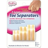 Pedifix 3-Layer Toe Separators, 6 Count HSA/FSA Eligible - Walmart.com