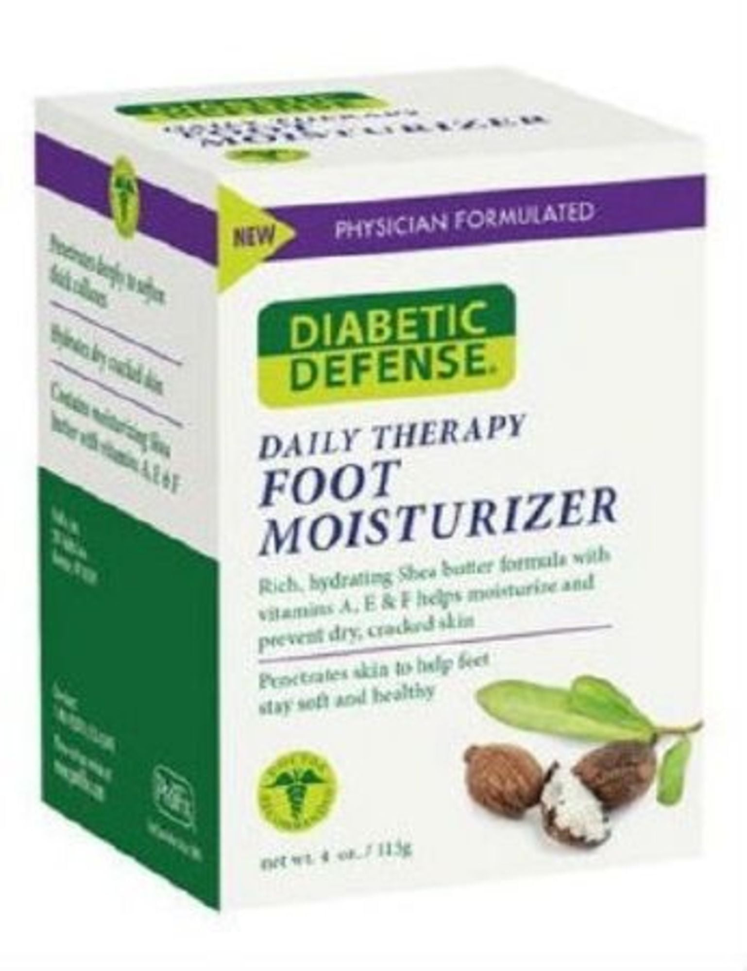 Pedifix Diabetic Defense Foot Cream: Moisturizer for Dry, Cracked Skin ...