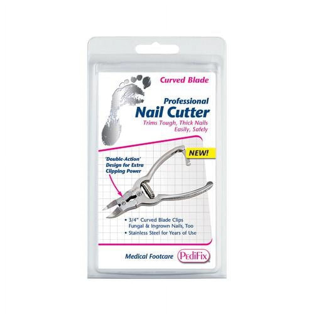 Pedifix Professional Nail Cutter Double Action Trims Tough and Thick ...