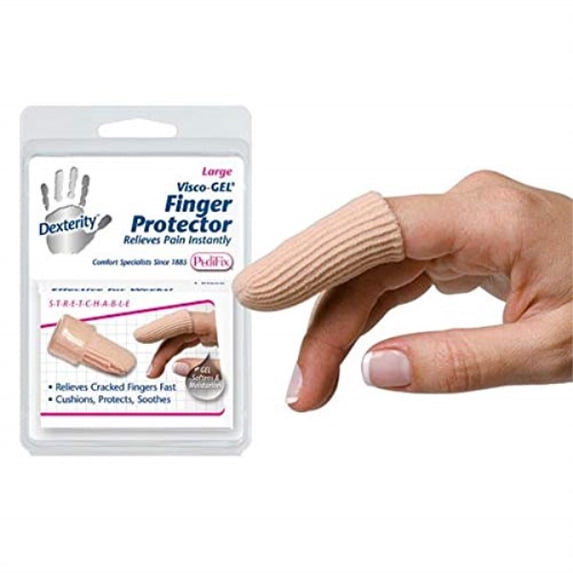 pedifix visco-gel fabric-covered finger protector-large HSA/FSA ...