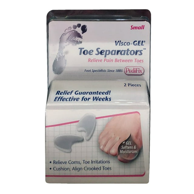 Pedifix Visco Gel Toe Separators Small 2 Count, 1 Ea.. - Walmart.com