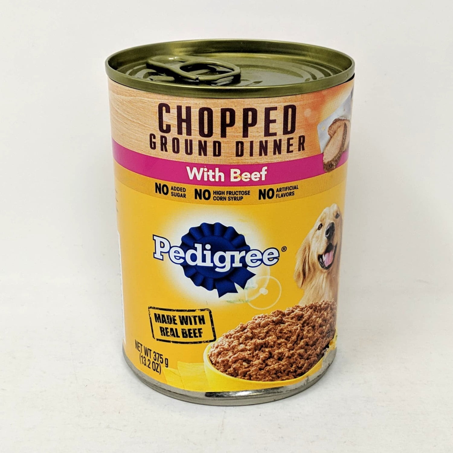 Pedigre Chopped Ground Dinner Beef Wet Dog Food, 13.2 oz Can - Walmart.com