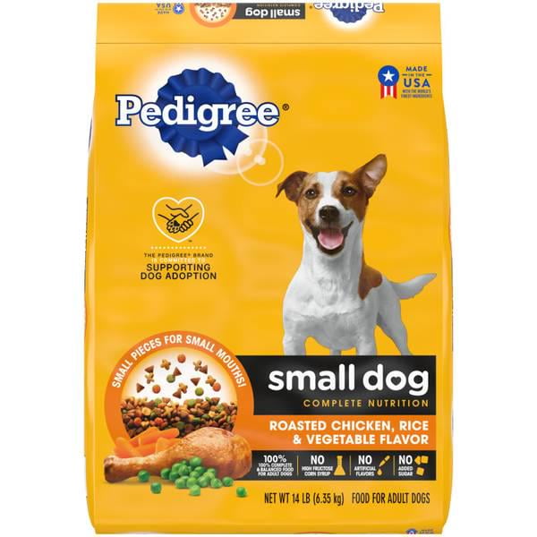 Pedigree 14 lb Small Dog Roasted Chicken, Rice and Vegetable Flavor Dry ...