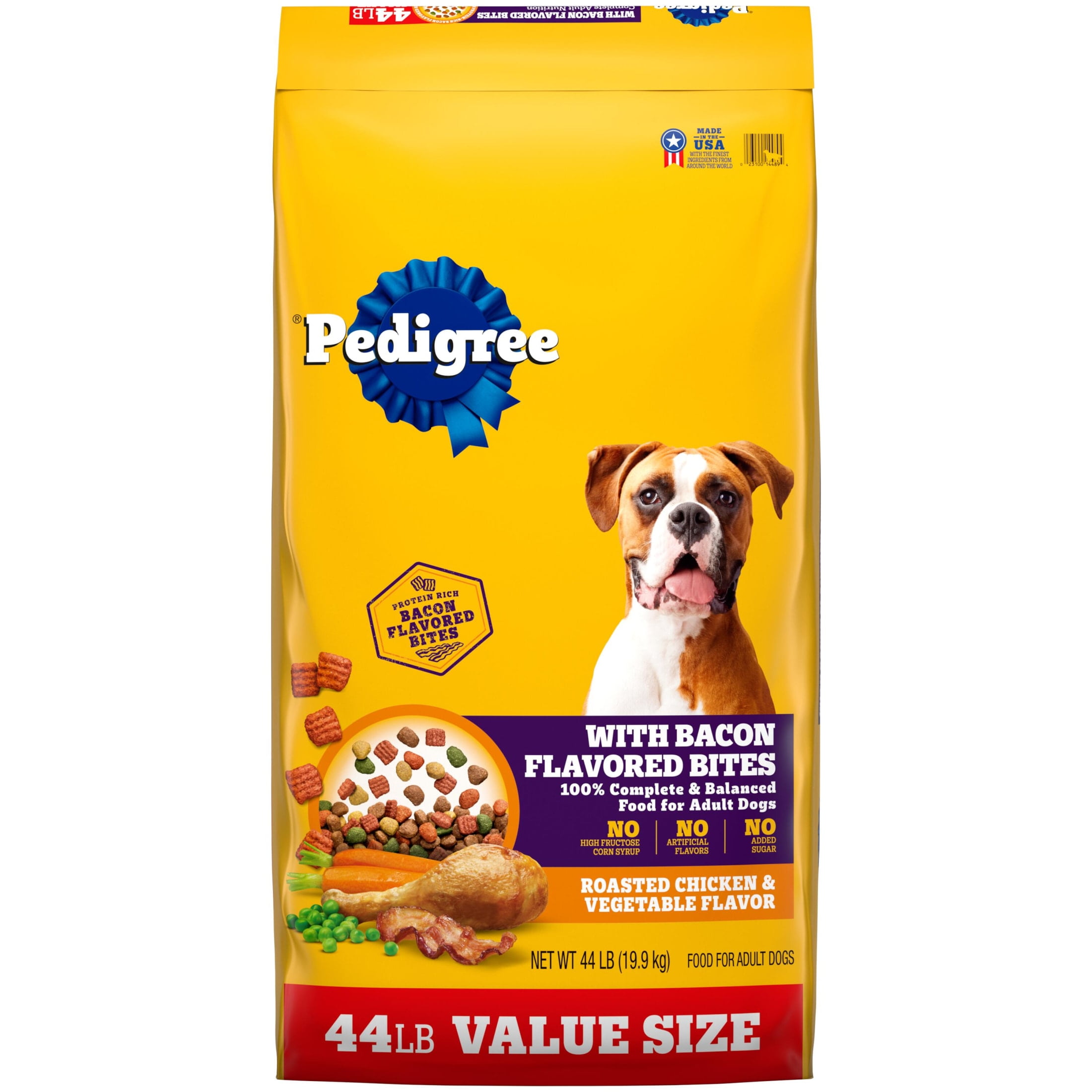Pedigree Adult Dry Dog Food, Roasted Chicken And Vegetable Flavor With ...