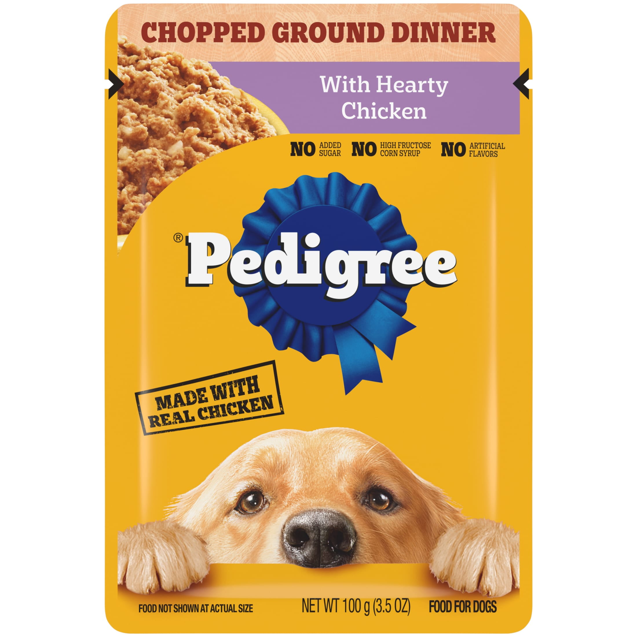 Pedigree Chopped Ground Dinner Meaty Ground With Hearty Chicken Wet Dog ...