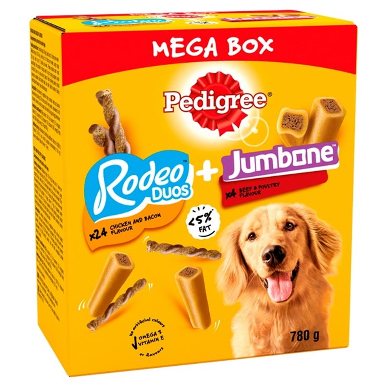 Pedigree Rodeo Duos and Jumbone Mega Box Dog Treat - Walmart.com