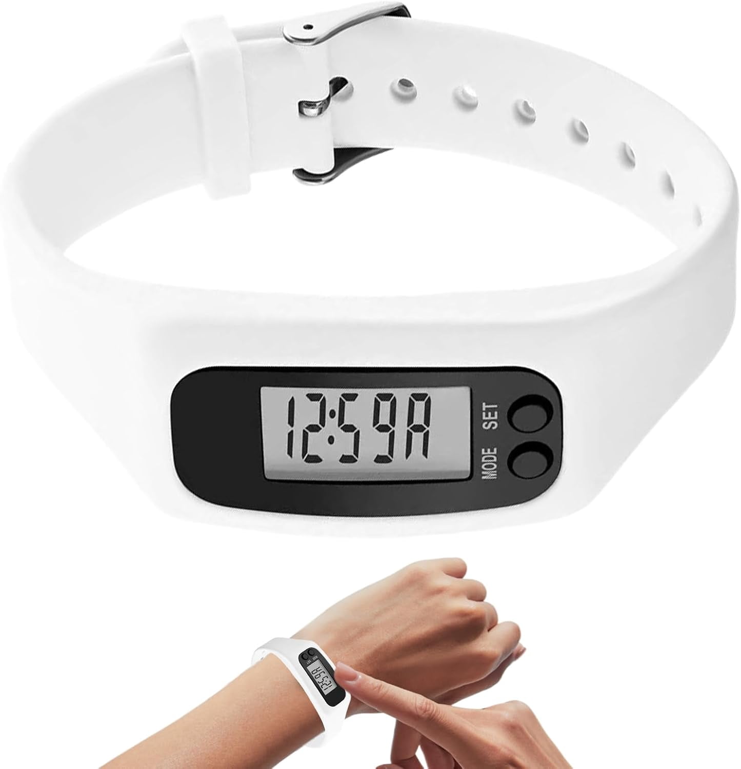 A lightweight fitness watch suitable for tracking walking, running ...